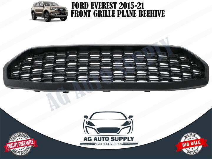 Front Grille Car Grill Guard All Black For FORD EVEREST 2015 2016 2017 ...