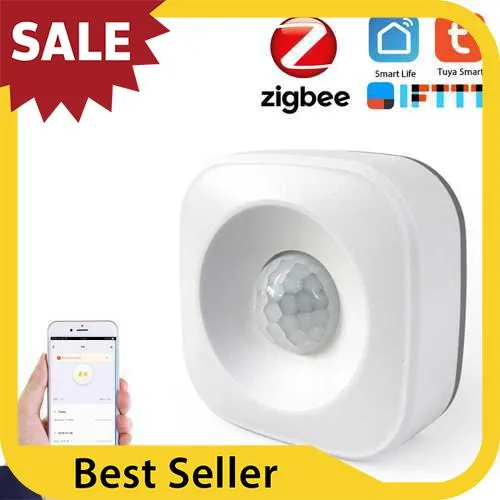 Popular Product Tuya Powered ZigBee PIR Motion Sensor Wireless Passive Infrared Detector 360 ...