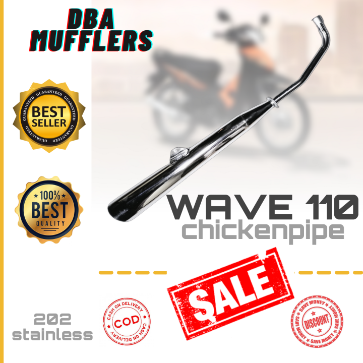 Wave 110 CHICKENPIPE Honda - STAINLESS - tambutso | Lazada PH