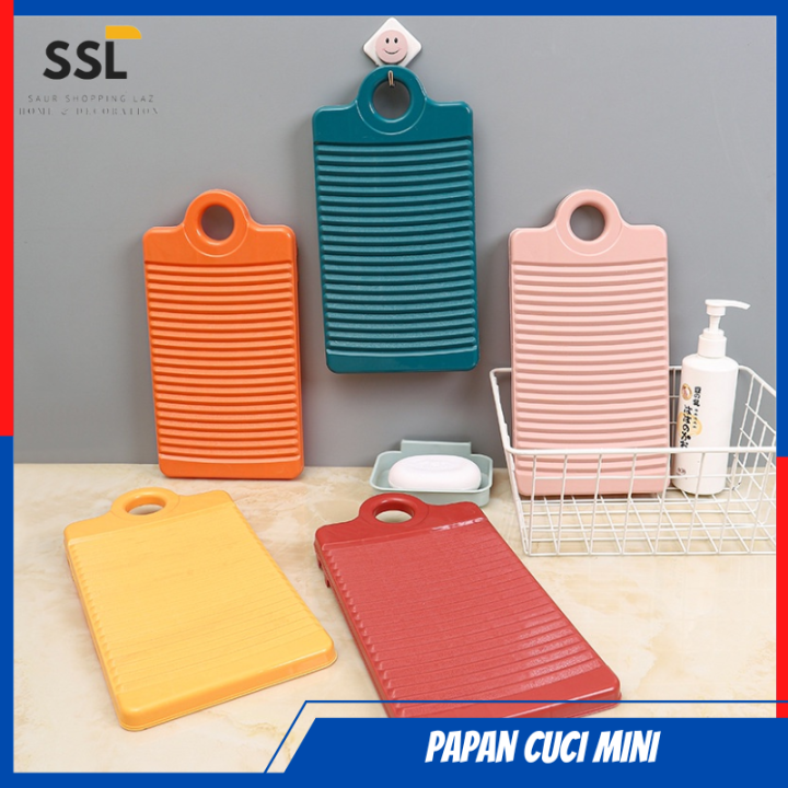 SST Papan Cuci Baju Plastik Anti Selip Small Washboard Laundry Tools ...