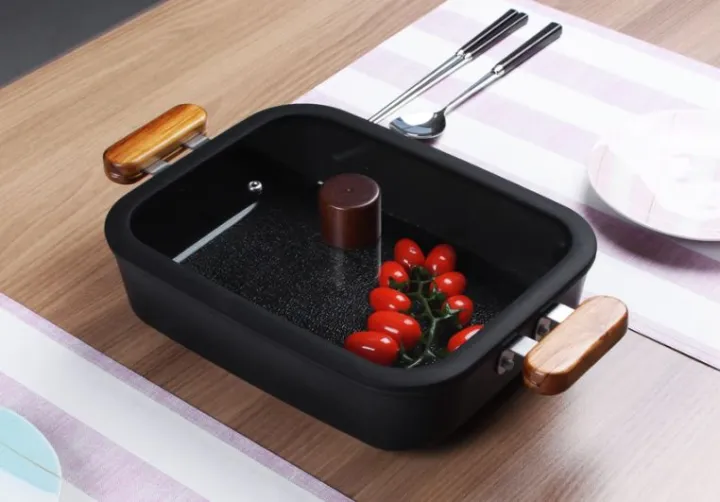 Kitchen Art Fort Non Stick Rectangle Pot 28cm With Lid | Lazada PH