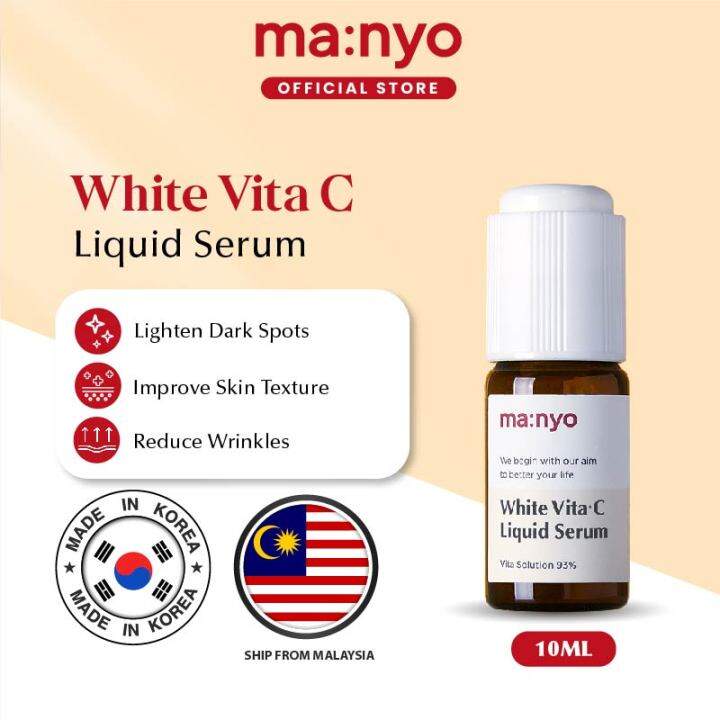 MANYO White Vita C Liquid Serum 10ml | Lazada