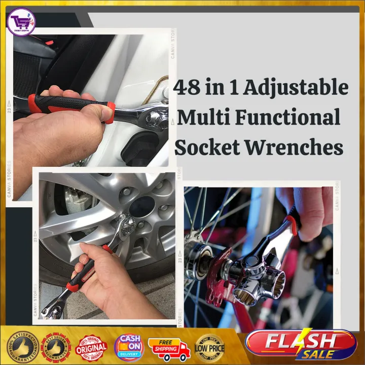ORIGINAL 48 in 1 Adjustable Multi Functional Socket Wrenches CYPRES ...