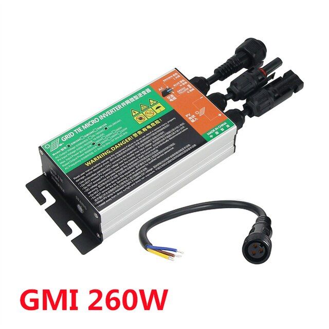 GMI 260W/300W/350W Solar Micro Inverter MPPT Grid Tie Inverter Pure ...