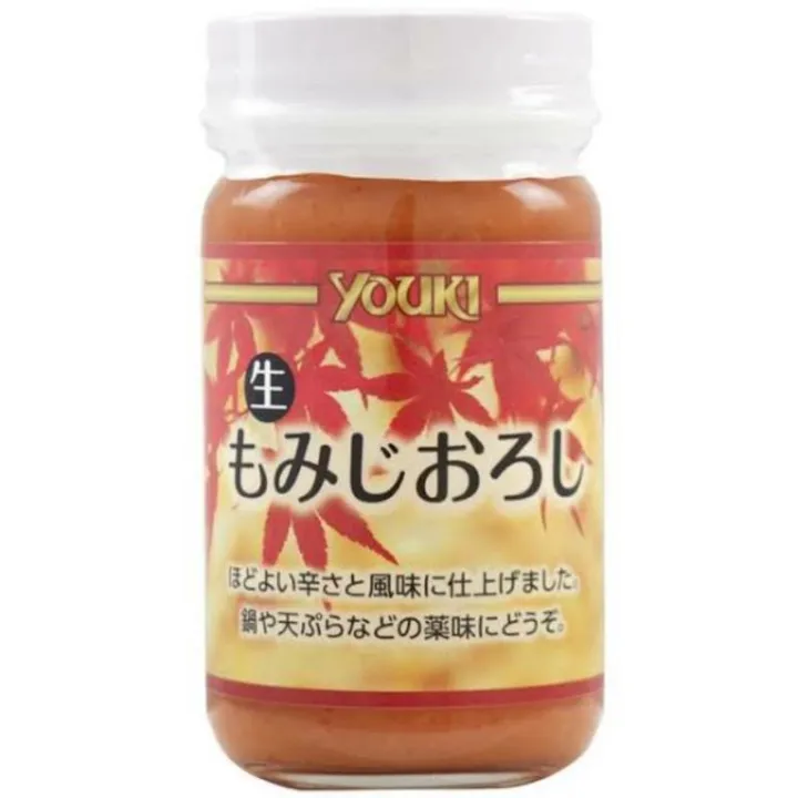 🌈โปรโมชั่น🌈 ลด 50 % ซอสหัวไช้เท้าบดญี่ปุ่น Youki Spicy Grated Radish (Nama-Momiji Oroshi) 110g ...