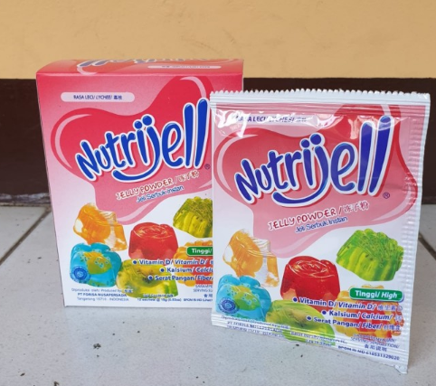 NUTRIJELL RASA LECI Kemasan Besar 15gr (Jelly Powder Instant Lychee ...