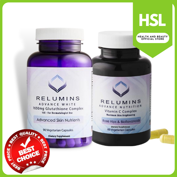 AUTHENTIC Relumins Advance White 1650mg Glutathione Complex 15x Booster ...