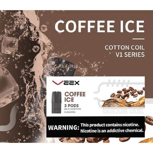 COFFEE ICE VEEX V1 Classic Pods 3 in 1 ( Compatible with RELX Classic ...