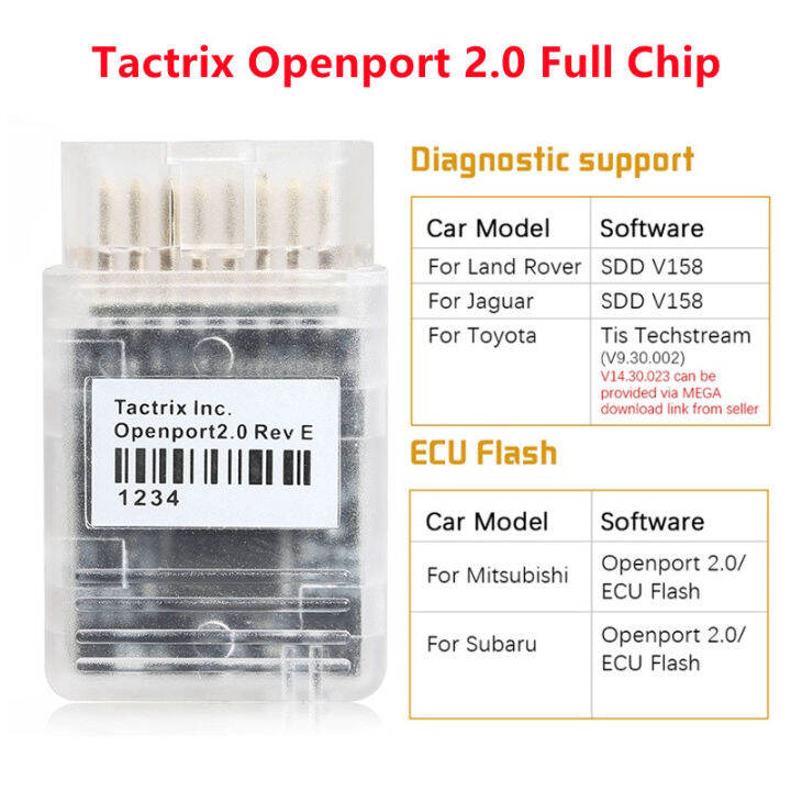 Tactrix Openport 2.0 ECU Chip Tuning Tool Open Port USB 2.0 ECU Flash ...