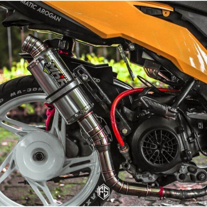 Silincer Trioval Pendek MHR RACING PERFORMANCE silincer only | Lazada ...