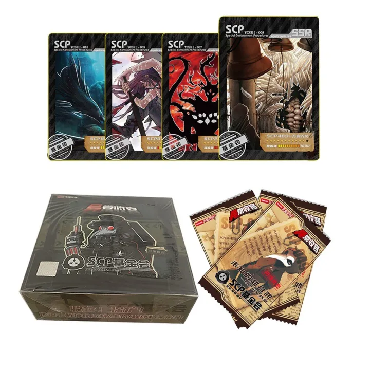 SCP Foundation Cards Pack Game Collection Solitaire Special Containment ...