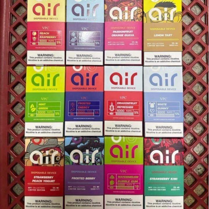 vape AIR 6000 PUFFS DISPOSABLE DEVICE 101 LEGIT | Lazada PH