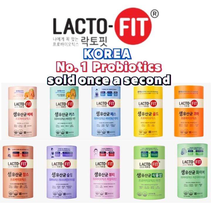 [Korea]🇰🇷 Lacto-FIT Probiotics l 9 Types l Korean NO.1 lactobacillus ...