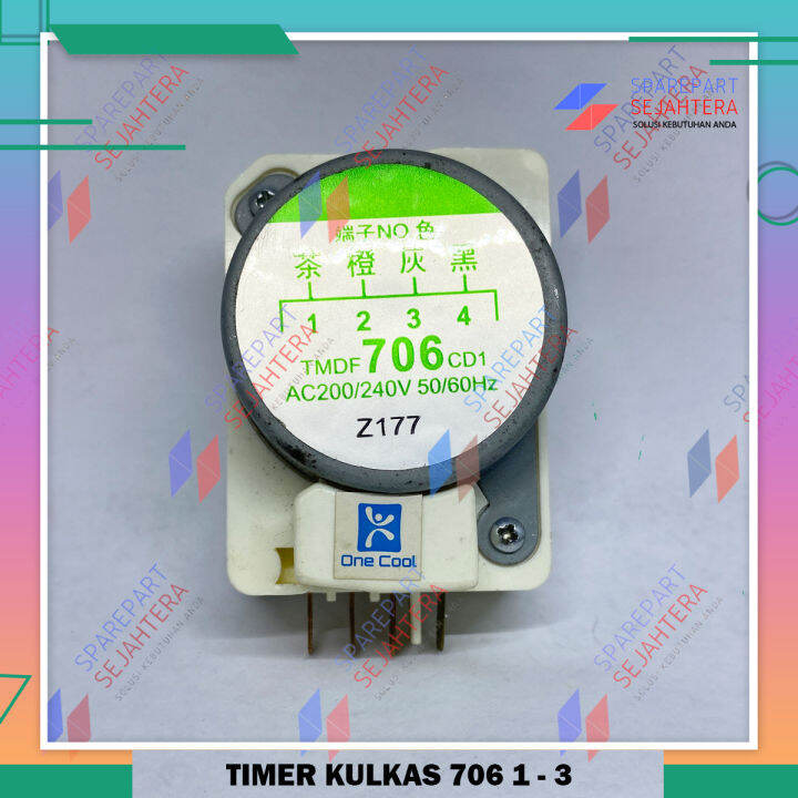 TIMER DEFROST KULKAS 2 PINTU TOSHIBA POLYTRON PANASONIC 1-3 706 ...