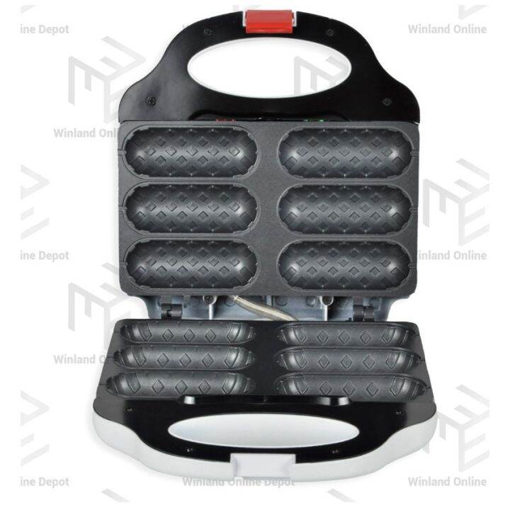 Hanabishi Original Sandwich Maker HSM50H 6 piece Hotdog Waffle Maker ...