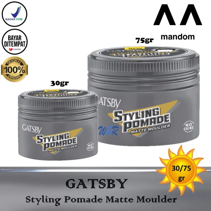 Gatsby Styling Pomade Matte Moulder minyak rambut pria | Lazada Indonesia