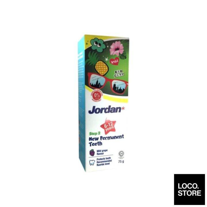 Jordan Toothpaste Step 2 (6-12) 75g | Lazada