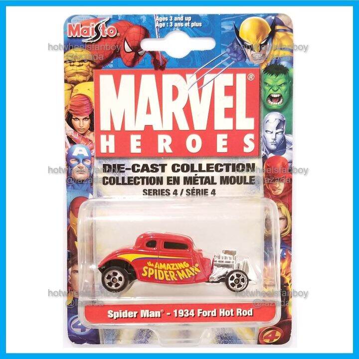 Maisto 1934 Ford Hot Rod MTO Marvel Heroes Diecast Collection Series 4 ...