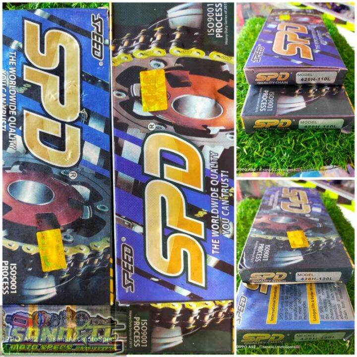 ORIGINAL SPD CHAIN MOTORCYCLE CHAIN KADENA 420 428 110L 120L 130L HEAVY ...