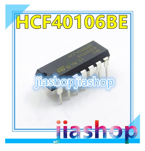 2pcs HCF40106BE DIP14 HCF40106BEY DIP-14 CD40106BE CD40106/HCF40106 new ...