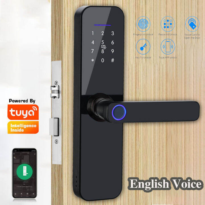 KASIDA Bluetooth Wifi smart door lock main door with tuya app ...