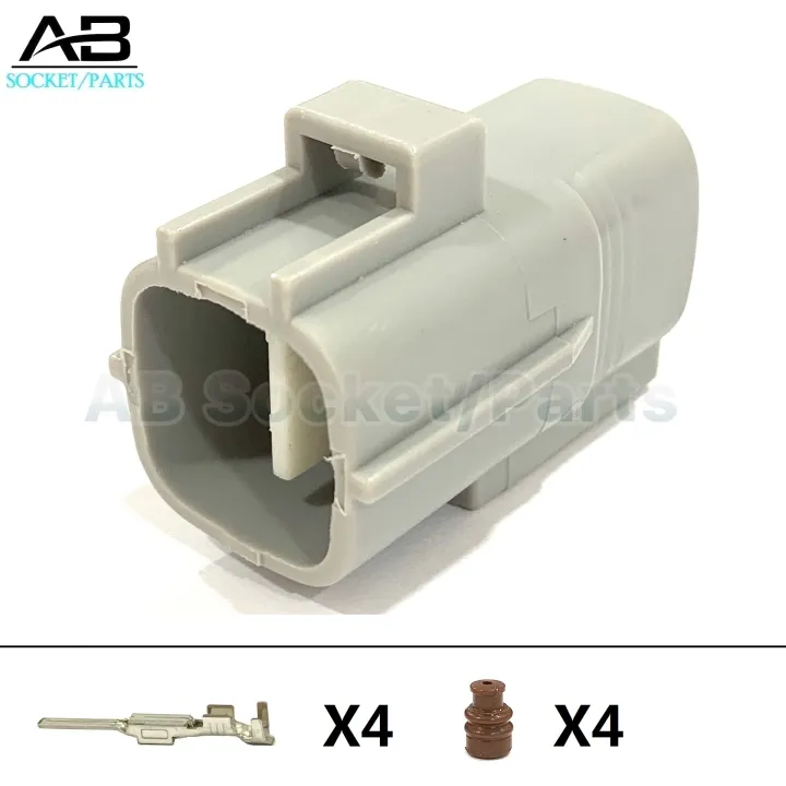 4 Pin Toyota SEG 4AFE AE101 Aircond Compressor Pump (Male) Socket ...