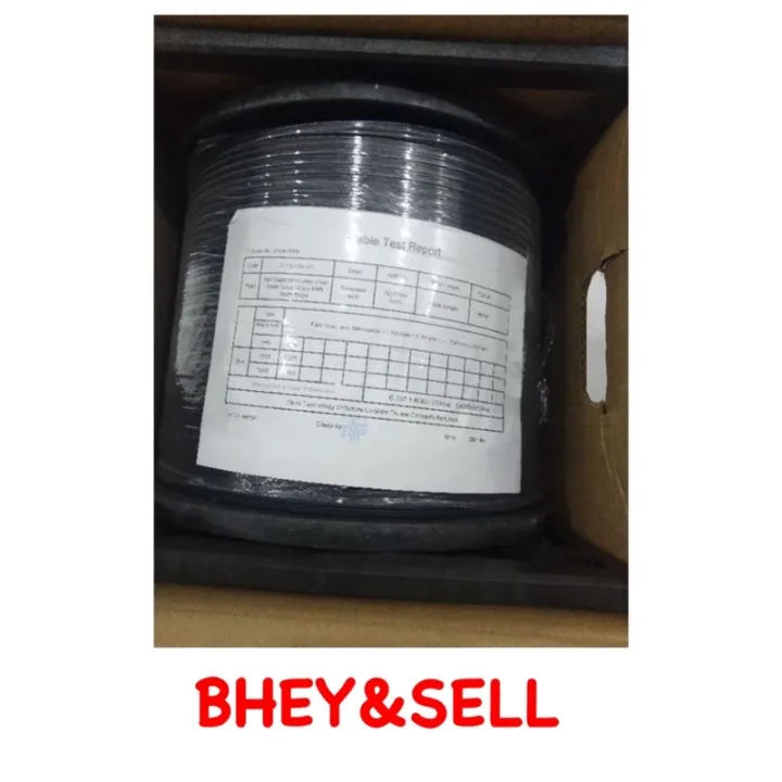 FOC FIBER OPTIC CABLE 1000M SINGLE CORE WHITERED | Lazada PH