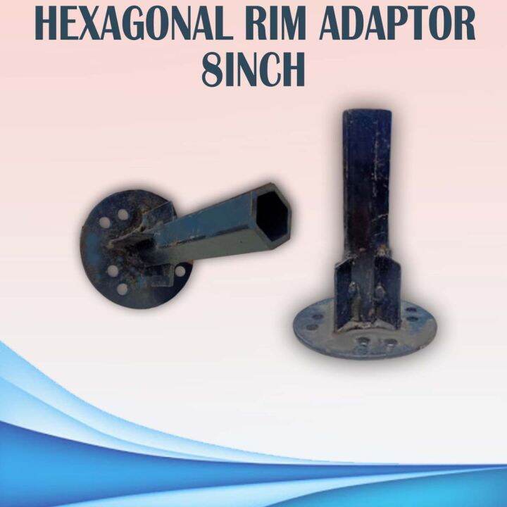 Hexagonal Rim Adaptor Tire Adaptor For Transmission Kuliglig 6 Inches 7 ...