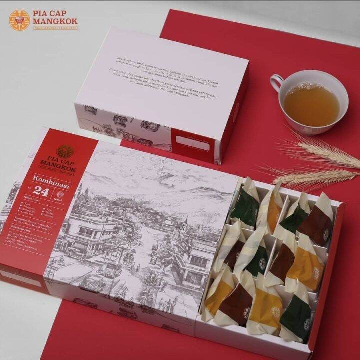 Pia Mangkok isi 24 khas Malang NEW PACKAGING | Lazada Indonesia