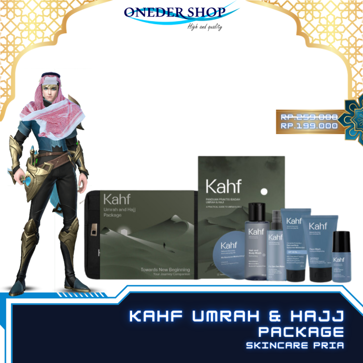 Kahf Umrah & Hajj Package - Paket Skincare Kahf untuk Umrah atau Haji ...