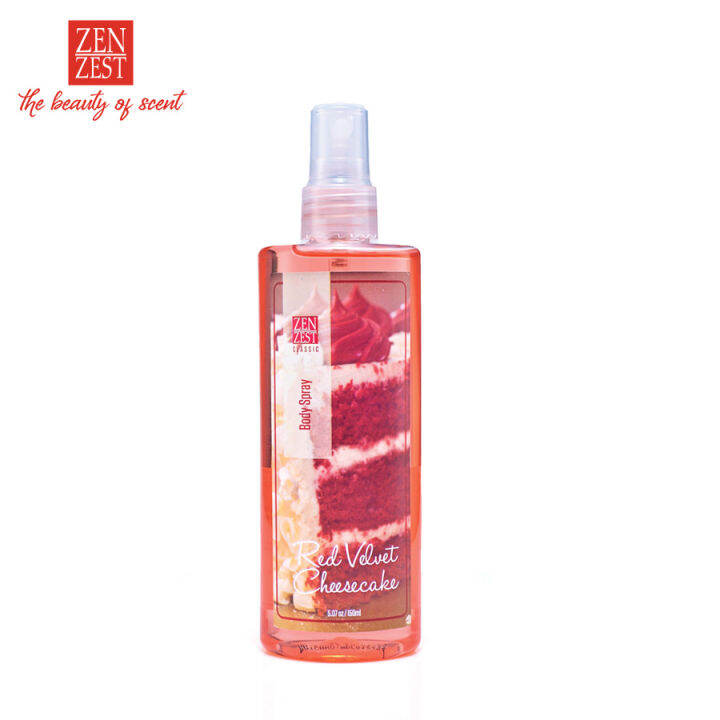 Zen Zest Body Spray Red Velvet Cheesecake 150ml | Lazada PH
