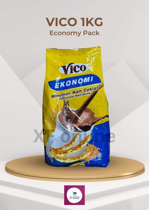 VICO Economy Chocolate Malt Drink 1kg (Minuman malt coklat ekonomi ...