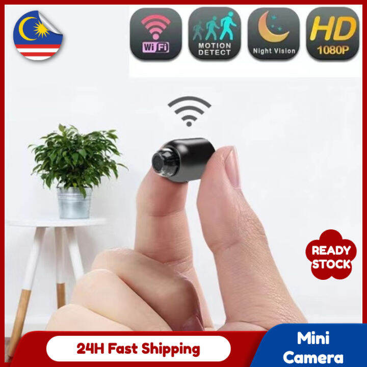 Spy Camera Mini Wireless wifi 1080P Wide Angle IP Cam Surveillance Home ...