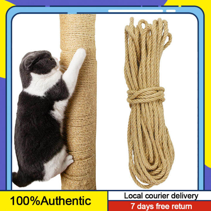 33FT Cat scratcher post Sisal rope DIY Jute Hemp rope for cat ...