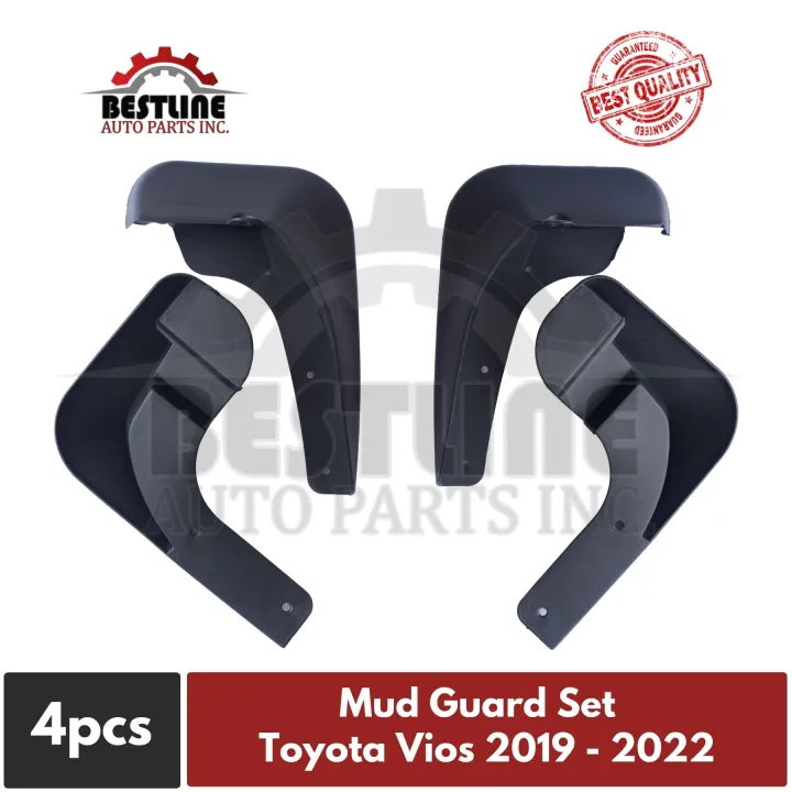 Mud / Splash Guard Set for Toyota Vios Joker 2019 to 2022 Made in ...
