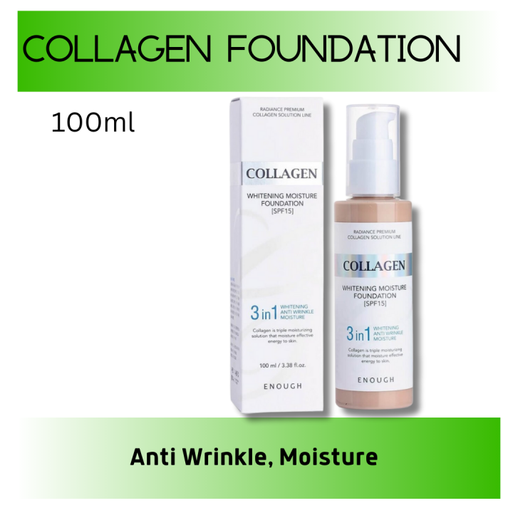 Enough Collagen Whitening Moisture Foundation 3 in 1 SPF 15, No.13 ...
