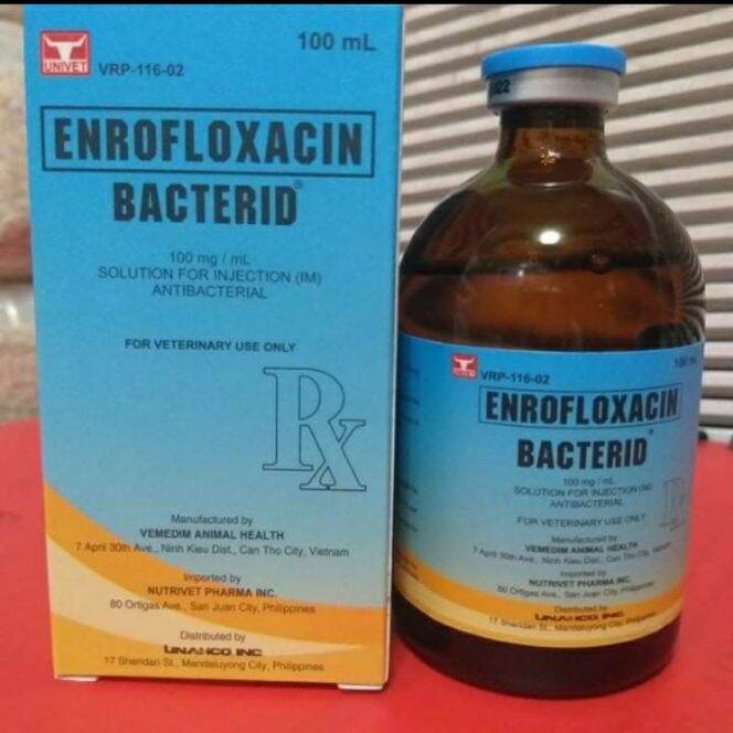 [ENROFLOXACIN] BACTERID 100ml | Lazada PH