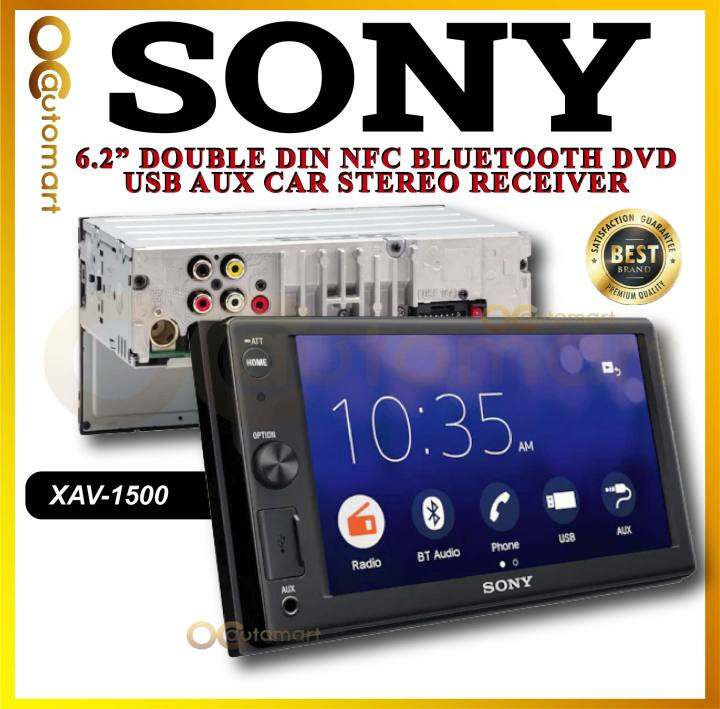 Sony XAV-1500 - 6.2" (15.7cm) Bluetooth Media Receiver with WebLink ...