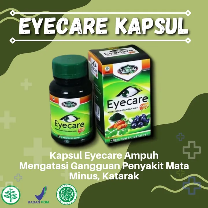 COD Suplemen Mata Minus EYECARE Kesehatan Mata Obat Katarak Silinder ...