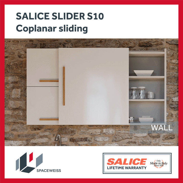 SALICE SLIDER S10 - Coplanar Sliding System for Small Unit Cabinets ...