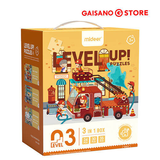 Mideer Level Up! Puzzles Level 3 Rescue Team | Lazada PH