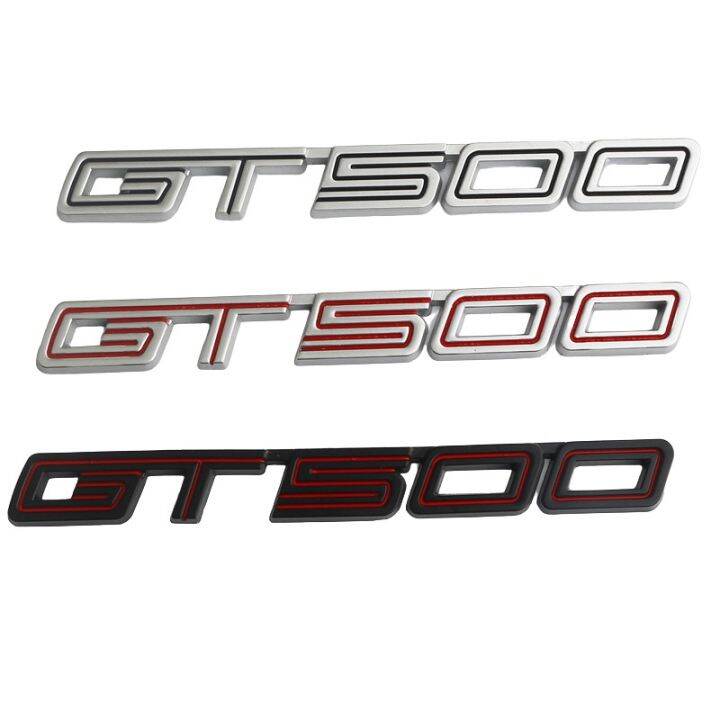 NEW Metal GT500 Logo Car Auto Emblem Badge Sticker Decal For Ford ...