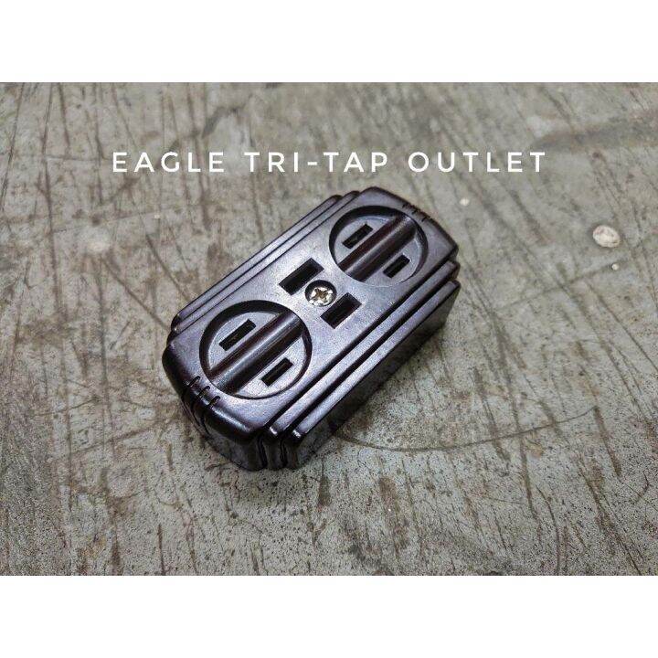 EAGLE Bakelite Tri-Tap Outlet (3 Gang) | Lazada PH