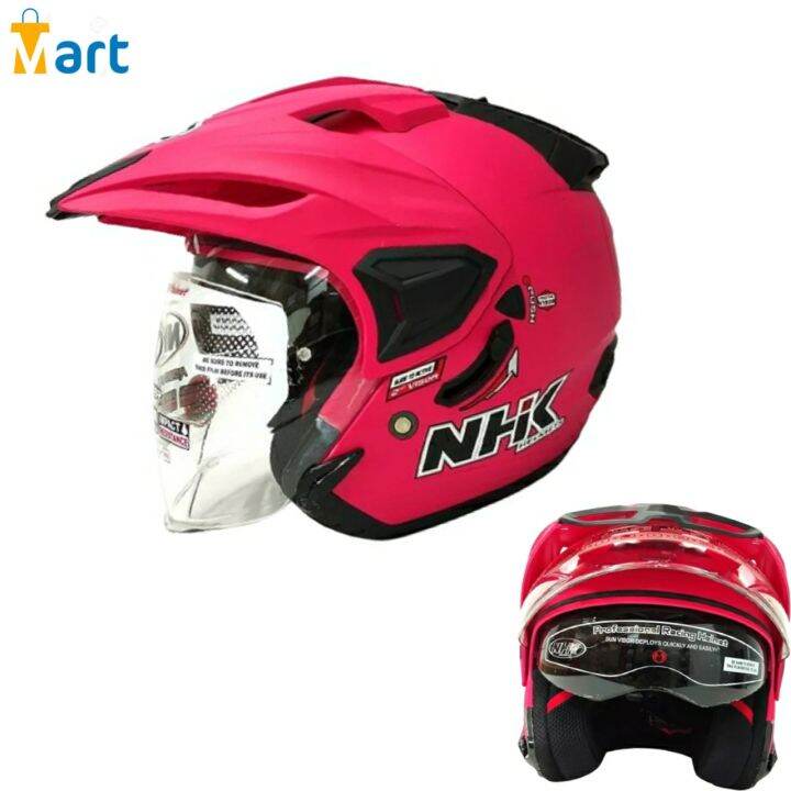 Helm NHK FREDATOR S.E Pink Original Nhk predator | Lazada Indonesia