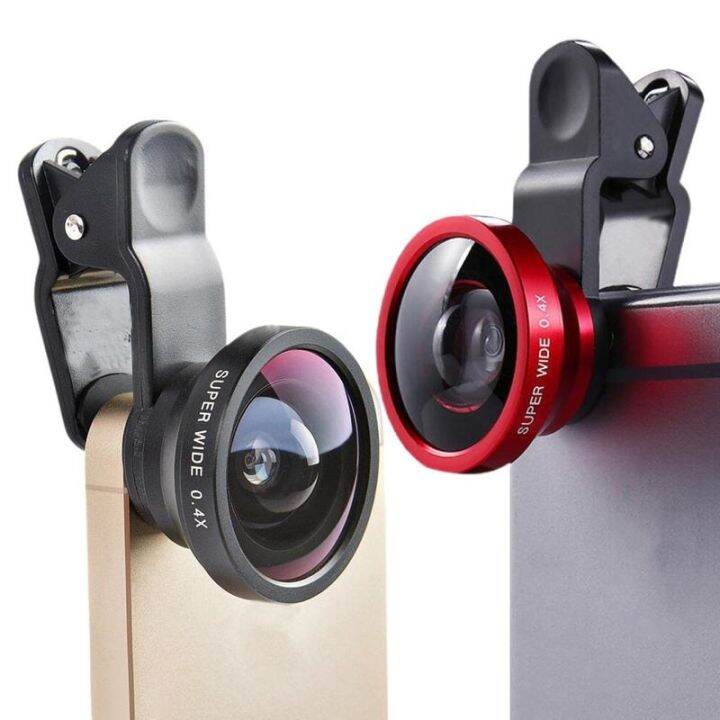 Phone Camera Lens 0.4X Portable Super Wide Angle HD Camera Lens For Most Phones amp; Tablet ...