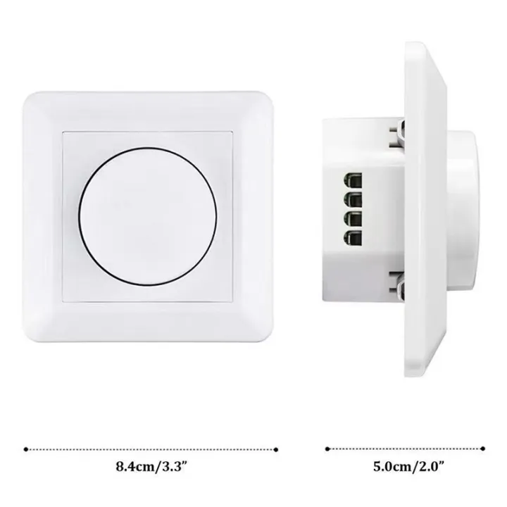 Legend LED Light Dimmer Switch Button Adjustable 5-200W 220-240V Rotary ...
