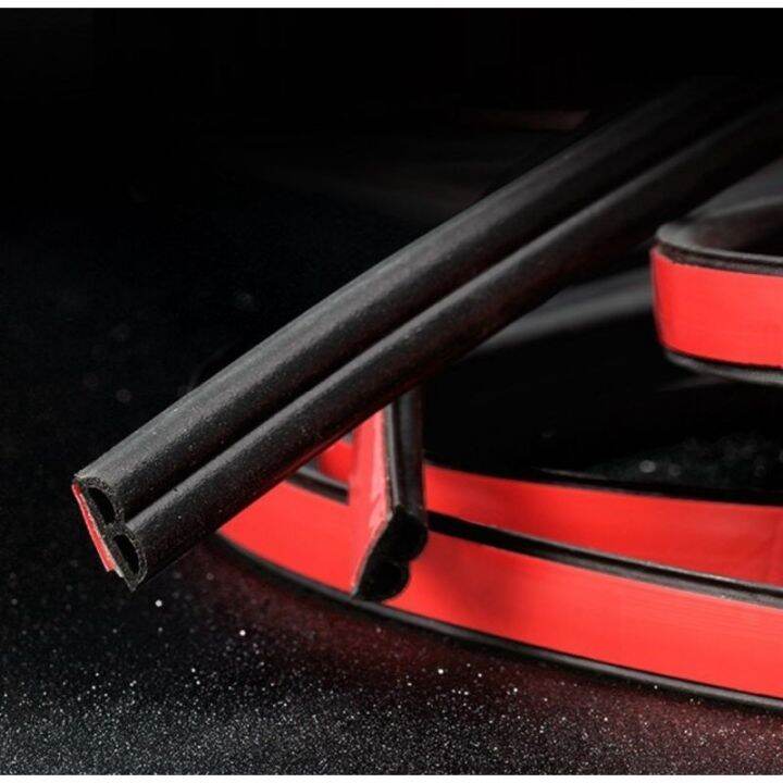 ☁Universal 5Meter B-Type Rubber Car Door/Window Noise Reducer/ Sealant ...
