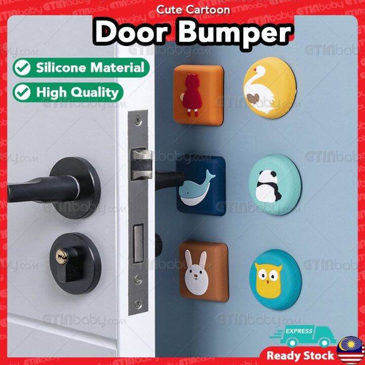 Wall Protector Cute Cartoon Door Handle Bumper Anti-Collision Door ...