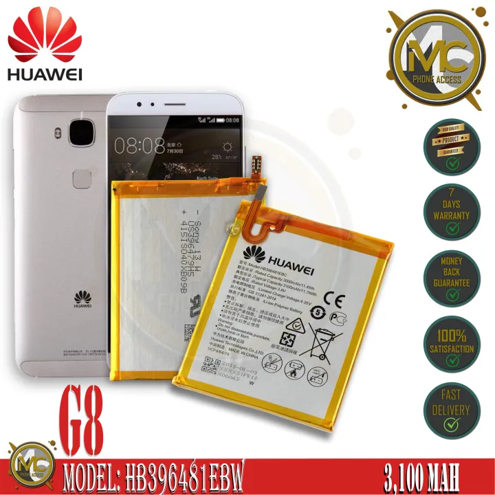 Original Quality BATTERY for Huawei G8, Model: HB396481EBC | Lazada PH