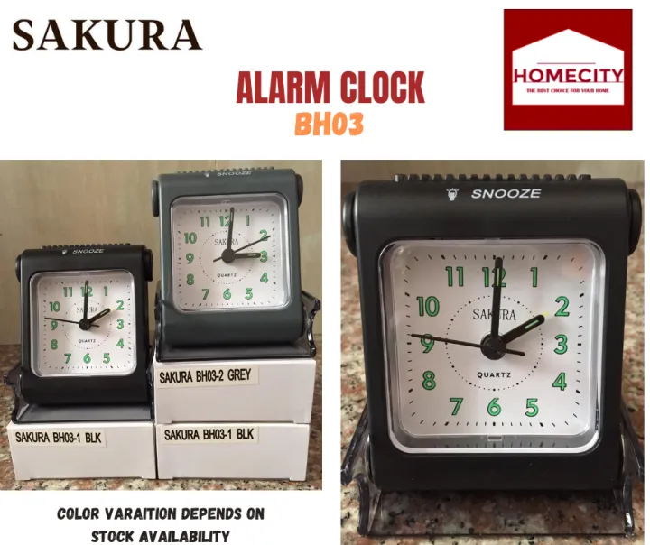 SAKURA ALARM CLOCK BH | Lazada PH